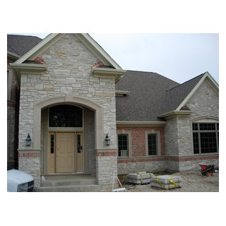 Home Exteriors with Nature Stone - Traditional - Exterior - Chicago ...