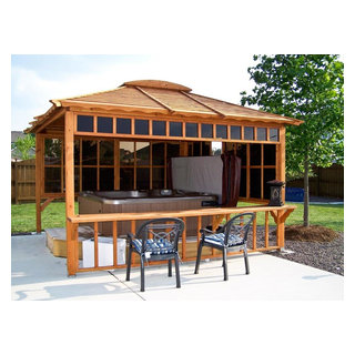 Hot Tub Pavilion - Asiático - Fachada - San Francisco - de Forever ...