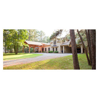 Houston Timber Frame - Traditional - Exterior - Houston - by Texas ...