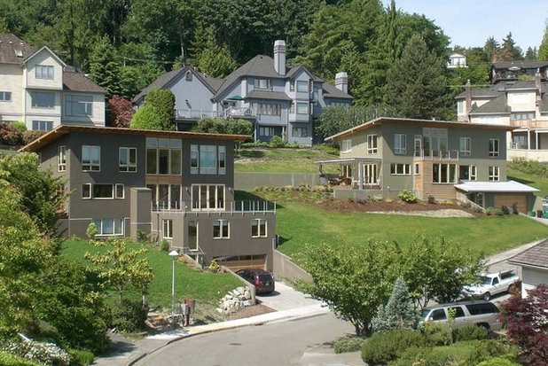 Single-Sloped Roofs Ramp Up Modern Homes