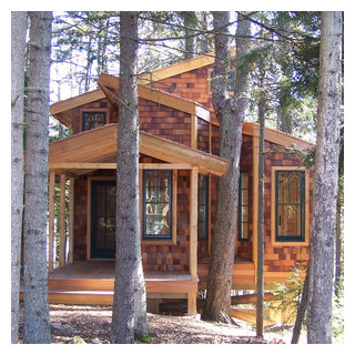 Island Treehouse - Traditional - Exterior - Portland Maine - by David ...