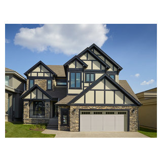 Jagare Ridge Buena Vista Showhome - Transitional - Exterior - Edmonton ...