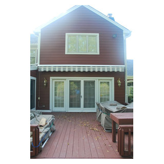 Jame Hardie Lap Siding: Style:Cedarmill/Color: Countylane Red ...
