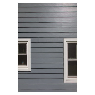 James Hardie Boothbay Blue Exterior Fiber Cement Siding - Traditional ...