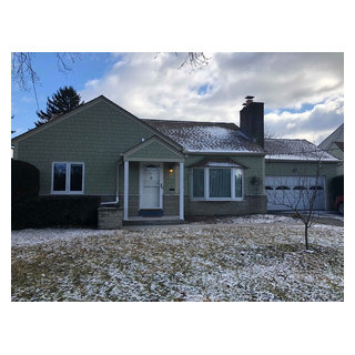 James Hardie Color Plus Staggered Shake with Straight Shake Siding ...