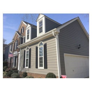 James Hardie Fiber Cement Siding Exterior Facelift - Traditional ...