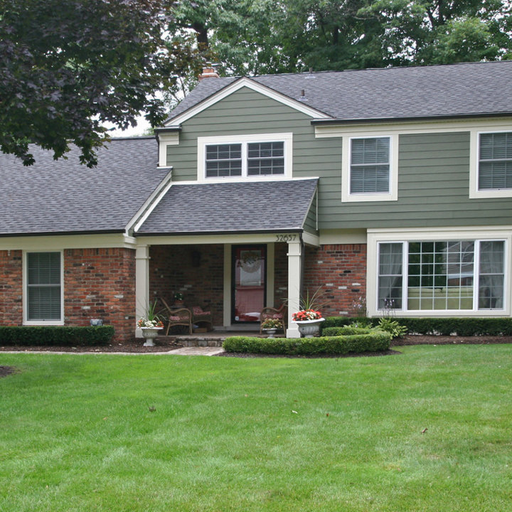 Brick And Hardie Siding - Photos & Ideas | Houzz
