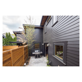 Japanese Modern ADU- Tiny House for a Designer - Asian - Exterior ...