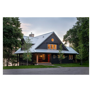 Kimble Cabin - Rustic - Exterior - Minneapolis - by Rehkamp Larson ...