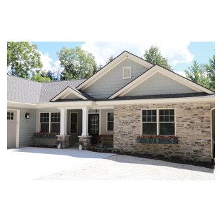 L-shaped Ranch with Warm Craftsman Style - Craftsman - Exterior - Other ...