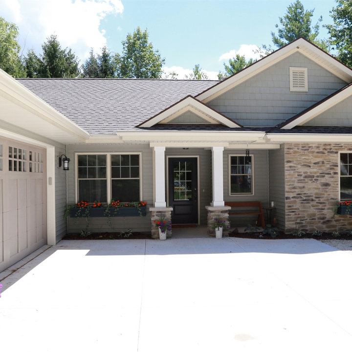 L Shaped Ranch - Photos & Ideas | Houzz