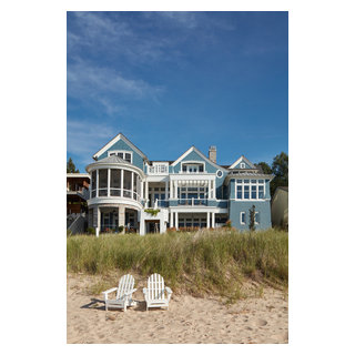 Lake Michigan Beach House - Beach Style - Exterior - Chicago - by BBA ...