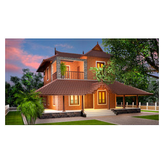 Laterite Stone Mansion - Indian - Exterior - Other - by The Thach ...