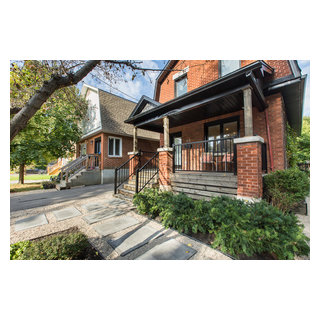 Little Red Brick House turned Modern - Modern - Exterior - Ottawa - by ...