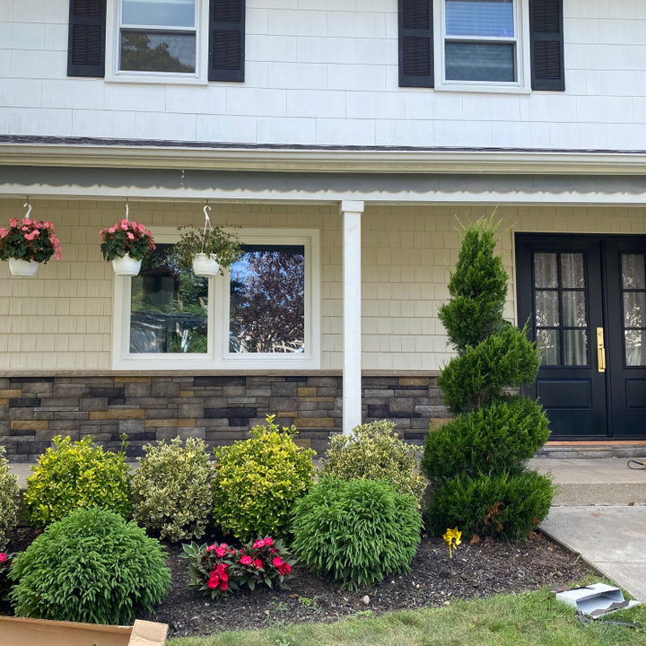 Almond Vinyl Windows Exterior - Photos & Ideas | Houzz