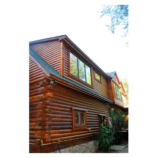 Log Cabin Addition and Remodel - Rustic - Exterior - Other - by ...