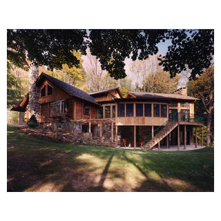 Log Cabin Residence & Additions - Rustic - Exterior - Cleveland - by ...