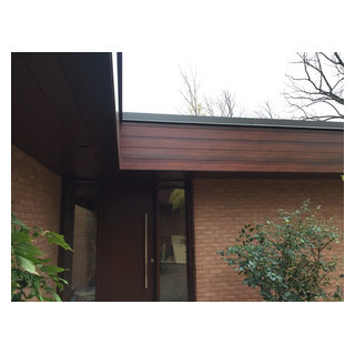Longboard premium siding, 6" V-grove, Dark national Walnut - Modern ...