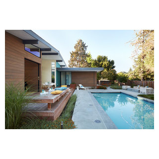 Los Altos New Residence - Midcentury - Exterior - San Francisco - by ...
