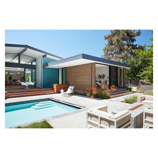 Los Altos New Residence - Midcentury - Exterior - San Francisco - by ...