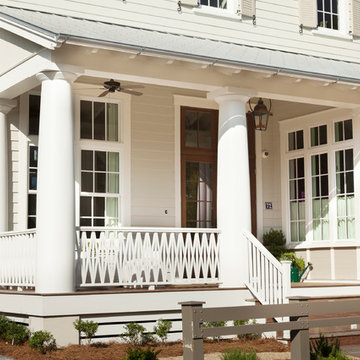 Country Cottage Porch Railing - Photos & Ideas | Houzz