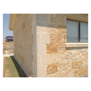 Lueders Limestone - different products and textures - Rustic - Exterior ...