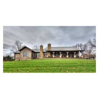 Luxury Log Cabin - Rustic - Exterior - Other - by Travis Miller Homes ...