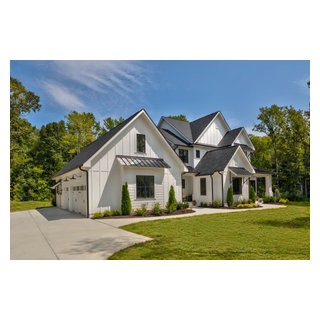 Magnolia-Inspired Farmhouse - Farmhouse - Exterior - Charlotte - by ...