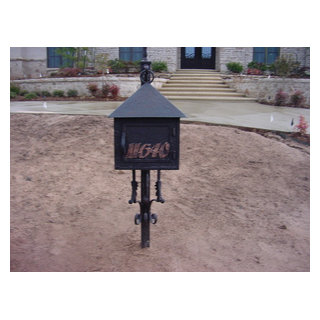 Mailboxes - Traditional - Exterior - Oklahoma City - by Old World Iron ...