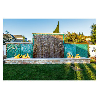 Mediterranean Luxurious Living- Waterfall | Custom home built by ...