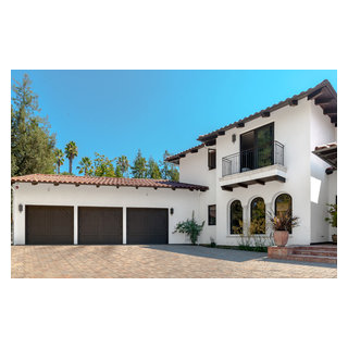 Mediterranean Style Garage - Mediterranean - House Exterior - San ...