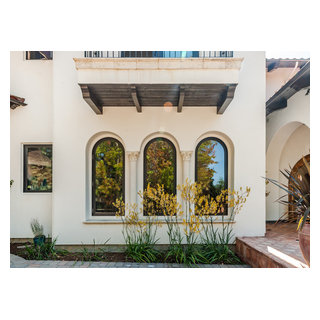 Mediterranean Windows with Corbeled Arches - Mediterranean - Exterior ...
