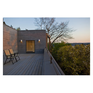 Mercer Island House Roof Terrace - Modern - Exterior - Seattle - by Jim ...