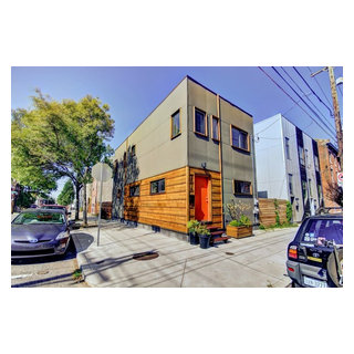 Modern 2-Story Row Home - Modern - Exterior - Philadelphia - by Re ...
