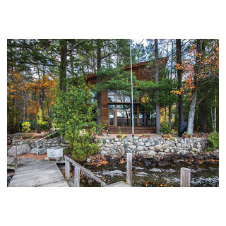 Modern Adirondack Retreat - Exterior - Boston - by Phinney Design Group ...