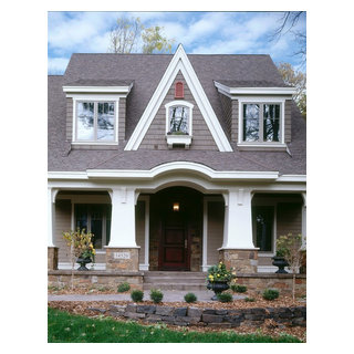Modern Cape Cod - Craftsman - Exterior - Minneapolis - by Hendel Homes ...