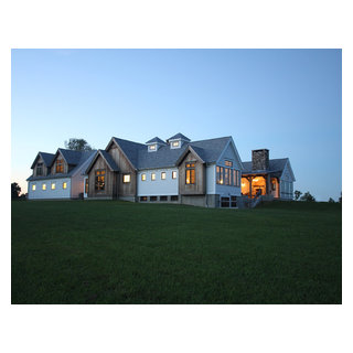 Modern Farm House, Modern Barn - Farmhouse - Exterior - New York - by ...