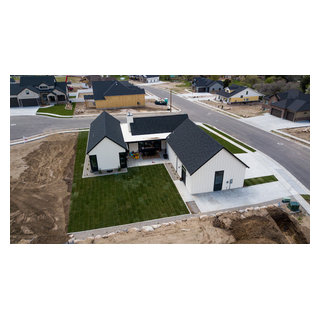 Modern Farmhouse Exterior Terrace - Farmhouse - Exterior - Salt Lake ...