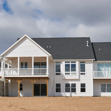 75 Farmhouse Split-Level Exterior Home Ideas You'll Love - November ...