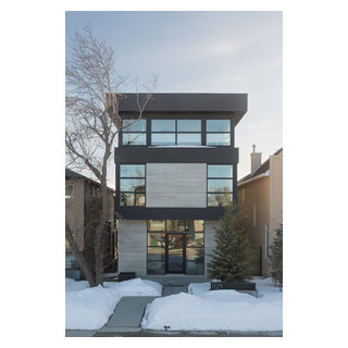 Modern Infill Bridgeland Custom Home - Modern - Exterior - by Alair ...