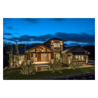 Modern Mountain Home | Outdoor Security Lighting - Elkhorn Nebraska ...