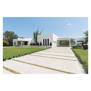 Modern New Home Construction Oasis - Modern - Exterior - Miami - by ...