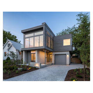 Modern Urban Infill - Modern - Exterior - Ottawa - by Maple Leaf Custom ...