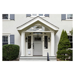 Modernized Center Hall Colonial - Modern - House Exterior - New York - by RTH Building Company ...