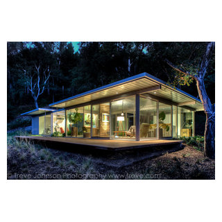 Modular Glass House in Saratoga - Contemporary - Exterior - San ...