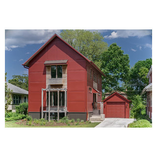 Modular Prefab Modern Farmhouse - Farmhouse - Exterior - Chicago - by ...