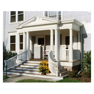 Montclair Neoclassical Front Portico, Garage & Kitchen Addition ...