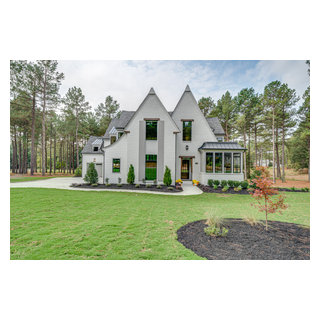 Montreaux - French Country - Exterior - Raleigh - by Frazier Home ...