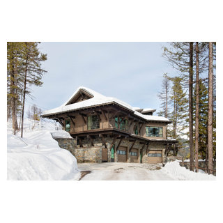 Mountain Modern Ski Home - Rustic - Exterior - Other - by Altius Design ...