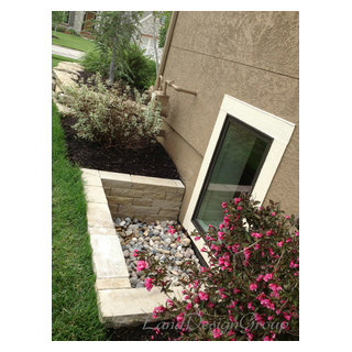 Natural Stone Window Well - Traditional - Exterior - Kansas City - by ...